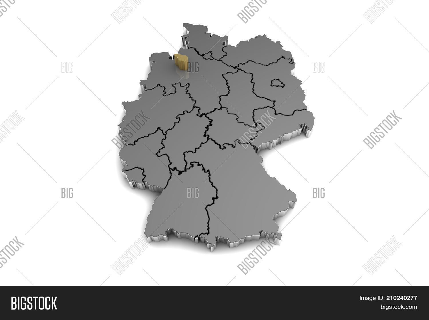Metal Germany Map, Image & Photo (Free Trial) | Bigstock