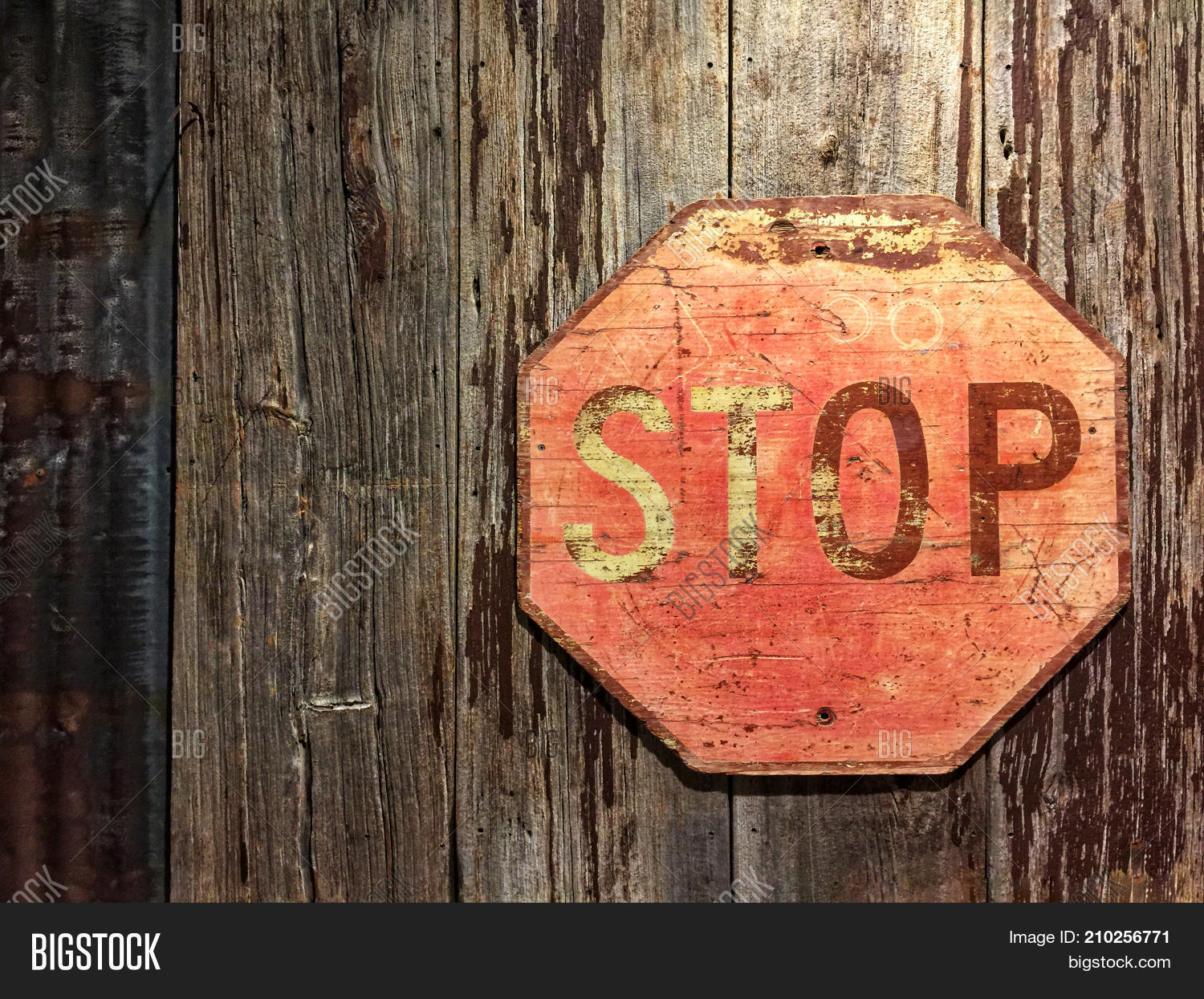 Art & Collectibles Vintage Wood Stop Sign Collectibles Advertisements ...