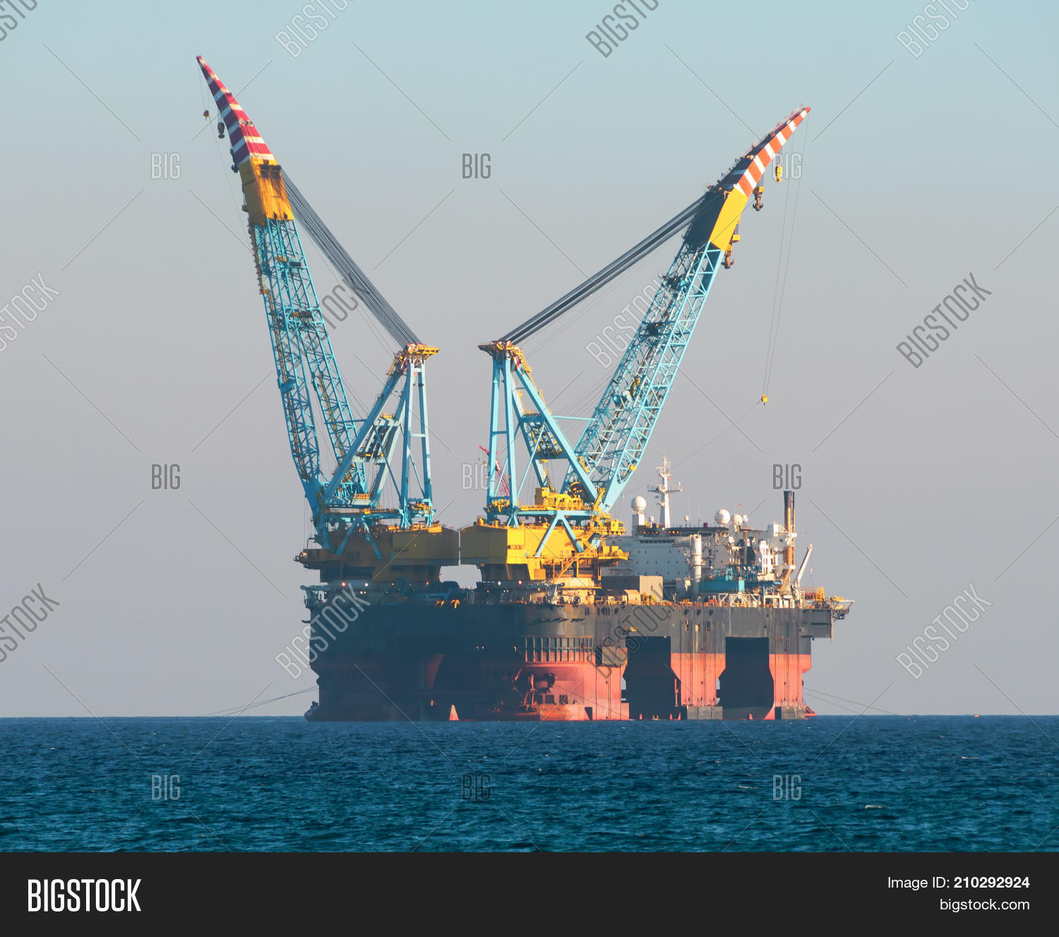Gas Oil Rig Cyprus. Image & Photo (Free Trial) | Bigstock