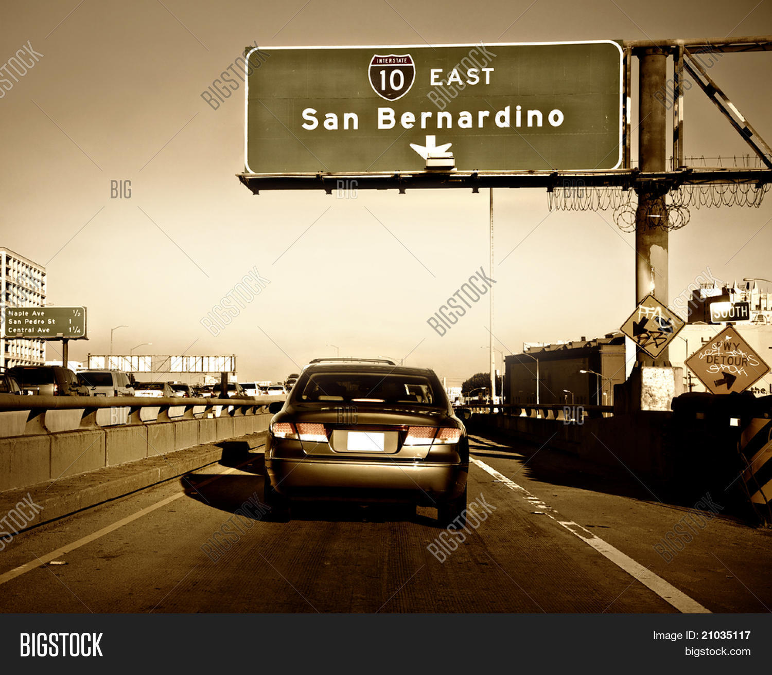 Car Merging Onto Image & Photo (Free Trial) | Bigstock