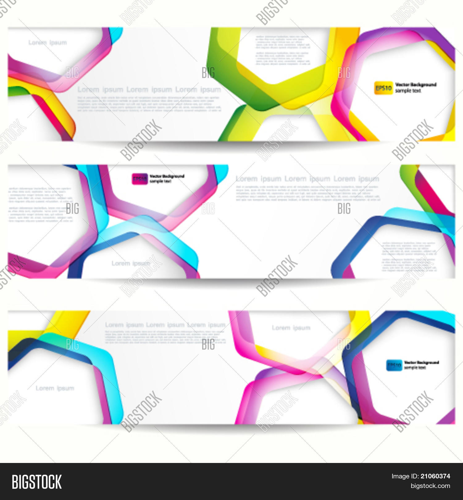 Abstract Banner Forms Vector & Photo (Free Trial) | Bigstock