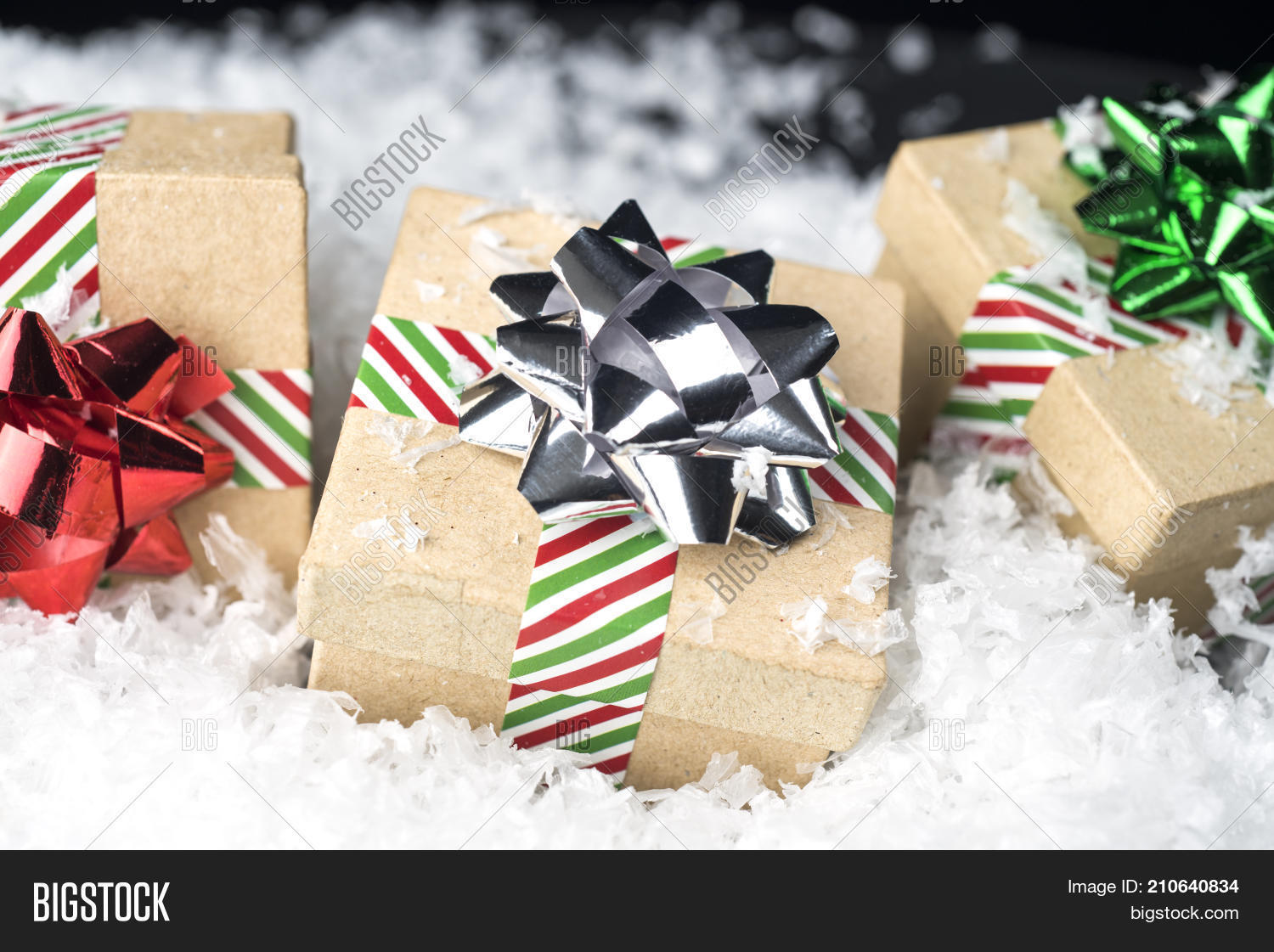 Three Wrapped Holiday Image & Photo (Free Trial) | Bigstock