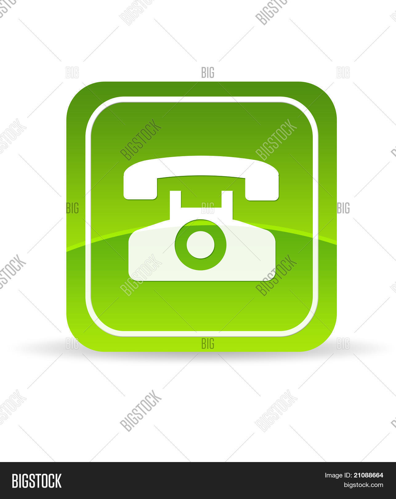 Green Telephone Icon Image & Photo (Free Trial) | Bigstock