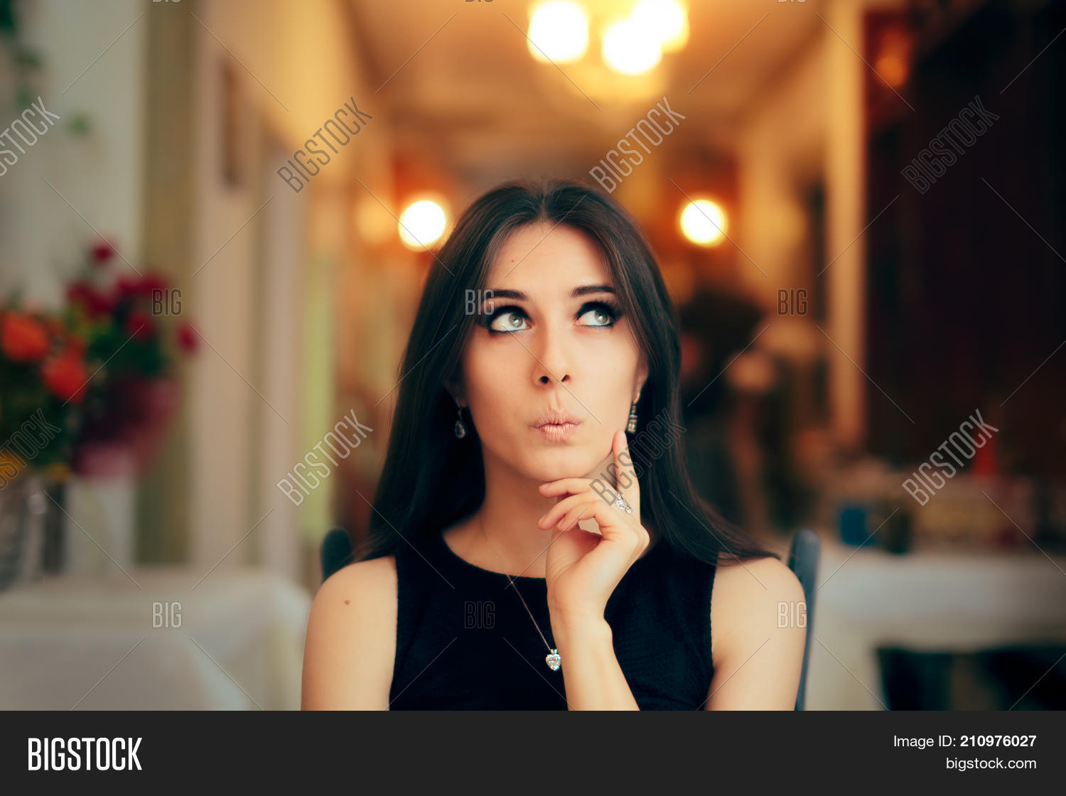 Cute Girl Thinking Image & Photo (Free Trial) | Bigstock