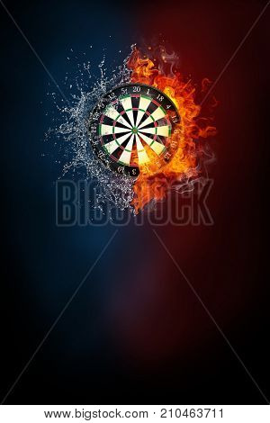Darts Board Exploding Image & Photo (Free Trial) | Bigstock