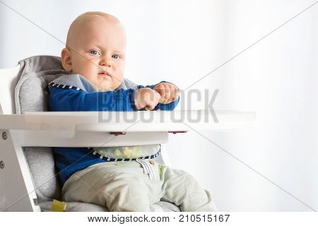 Baby Eating Bread Image & Photo (Free Trial) | Bigstock