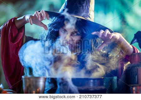 Young Witch Cooking Image & Photo (Free Trial) | Bigstock