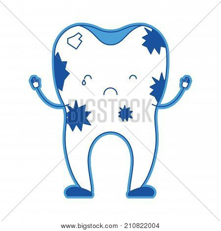 Dirty Tooth Cartoon Vector & Photo (Free Trial) | Bigstock