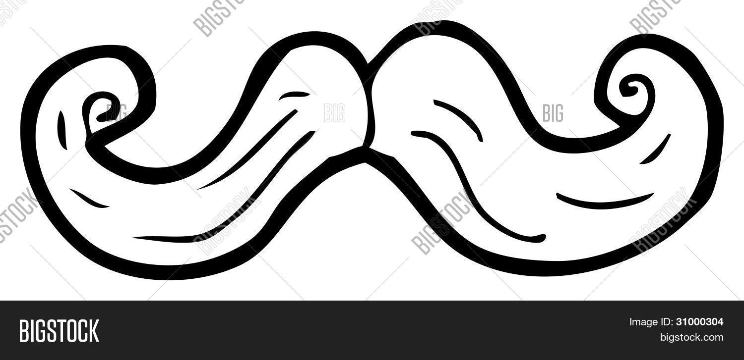 Cartoon Mustache Image & Photo (Free Trial) | Bigstock