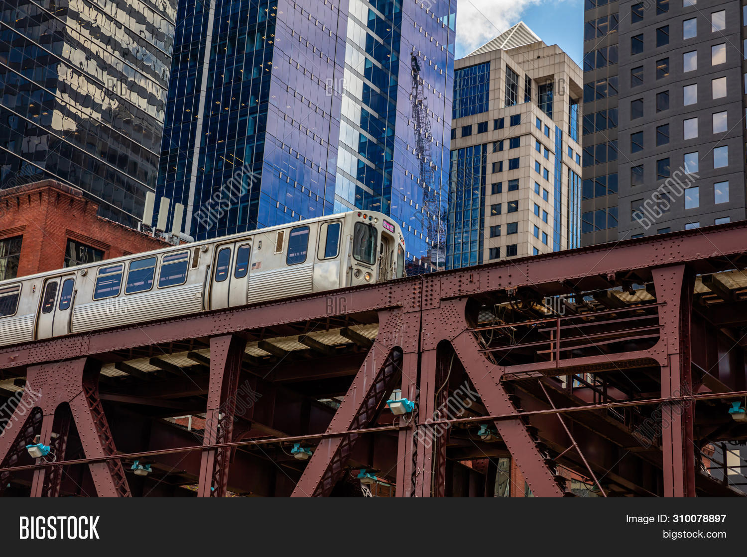 Chicago Train On Image & Photo (Free Trial) | Bigstock