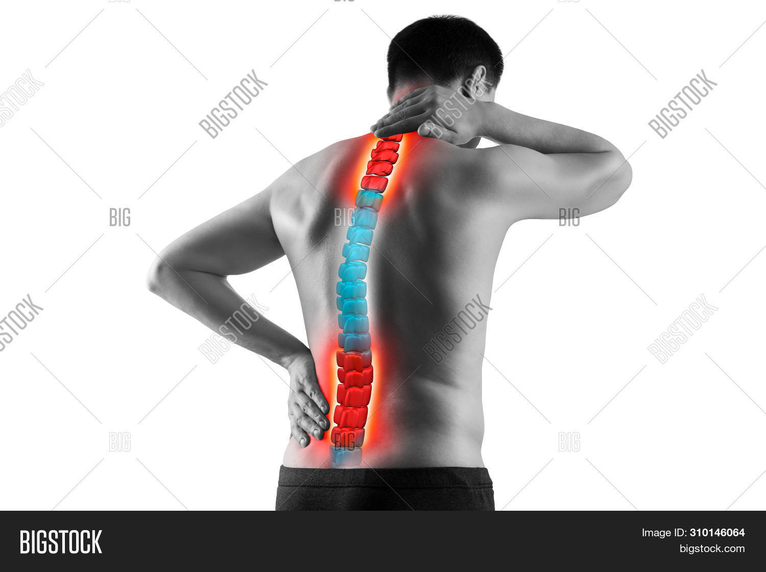 Pain Spine, Man Image & Photo (Free Trial) | Bigstock