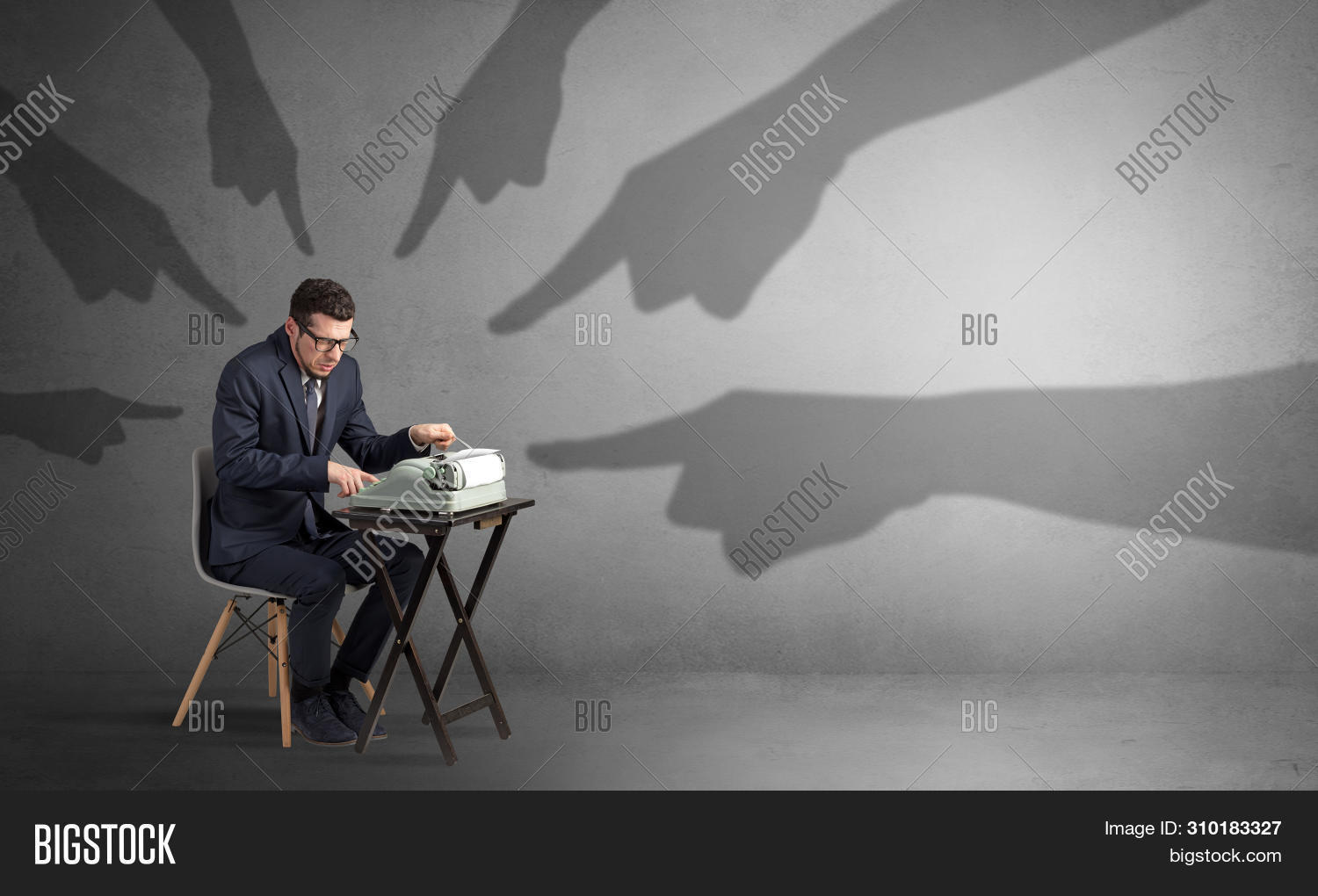Shadow Hand Pointing Image & Photo (Free Trial) | Bigstock