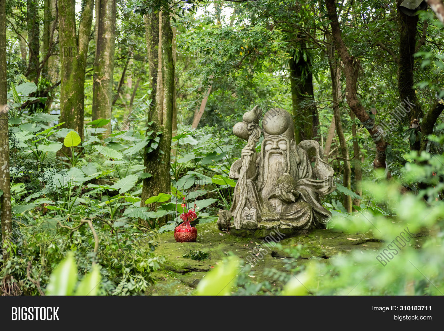 Taoism Stone Statue Image & Photo (Free Trial) | Bigstock