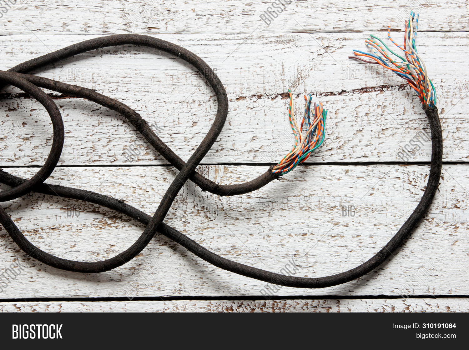 Power Cord Frayed Ends Image & Photo (Free Trial) | Bigstock
