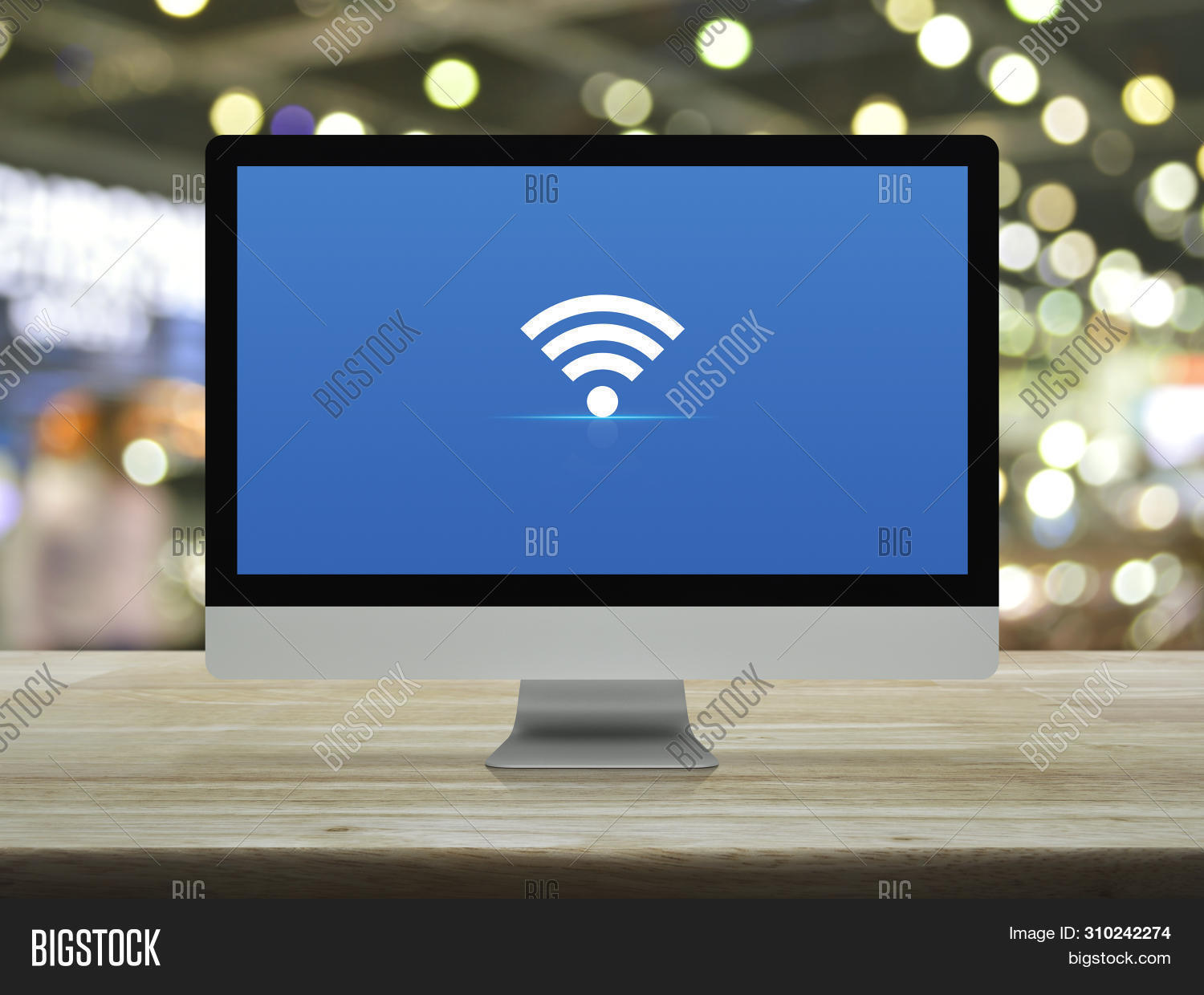 Imagen y foto Wi-fi Flat Icon On (prueba gratis) | Bigstock