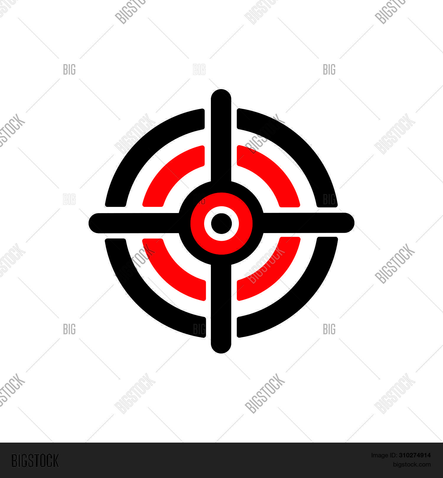 Abstract Target Icon. Image & Photo (Free Trial) | Bigstock