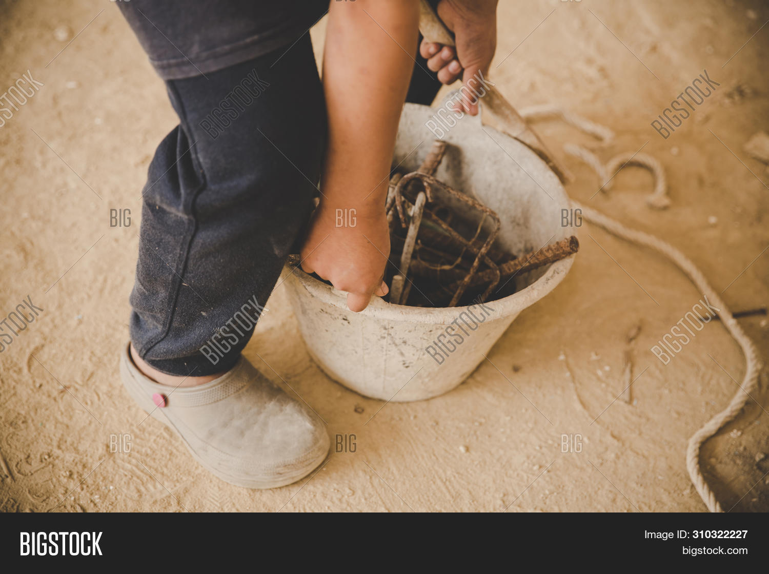 Little Boys Labor Image & Photo (Free Trial) | Bigstock