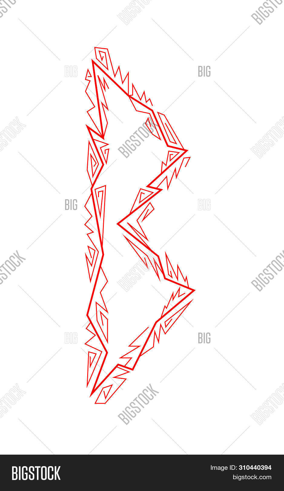 Rune Berkana. Ancient Image & Photo (Free Trial) | Bigstock