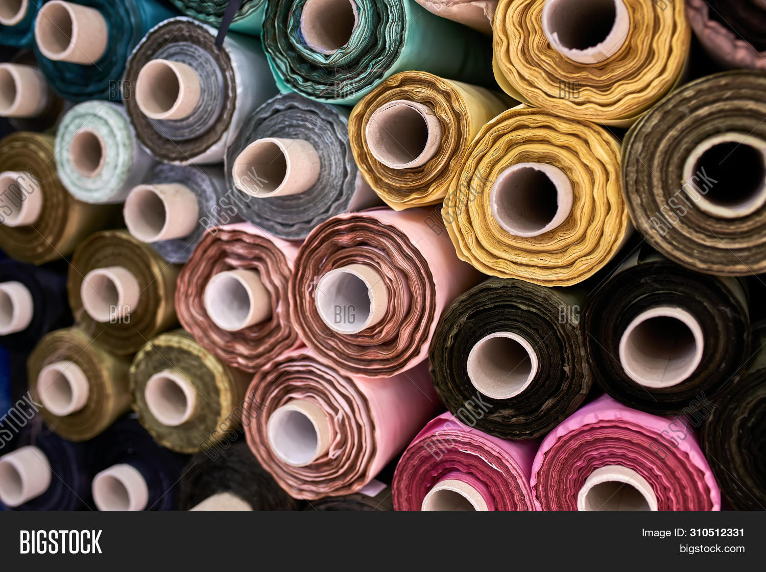 Fabric Warehouse Many Image & Photo (Free Trial) | Bigstock