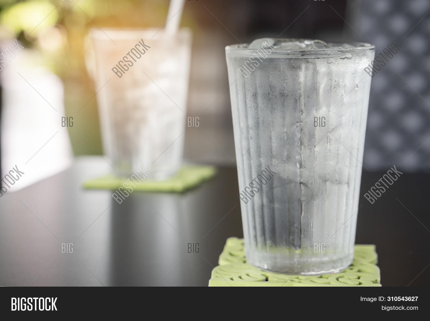 Glass Drinking Ice Image & Photo (Free Trial) | Bigstock