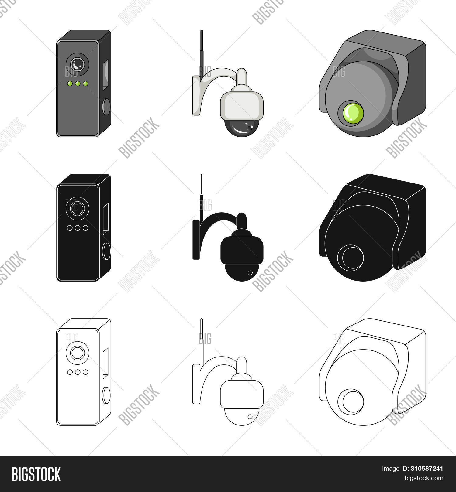 Bitmap Design Cctv Image & Photo (Free Trial) | Bigstock