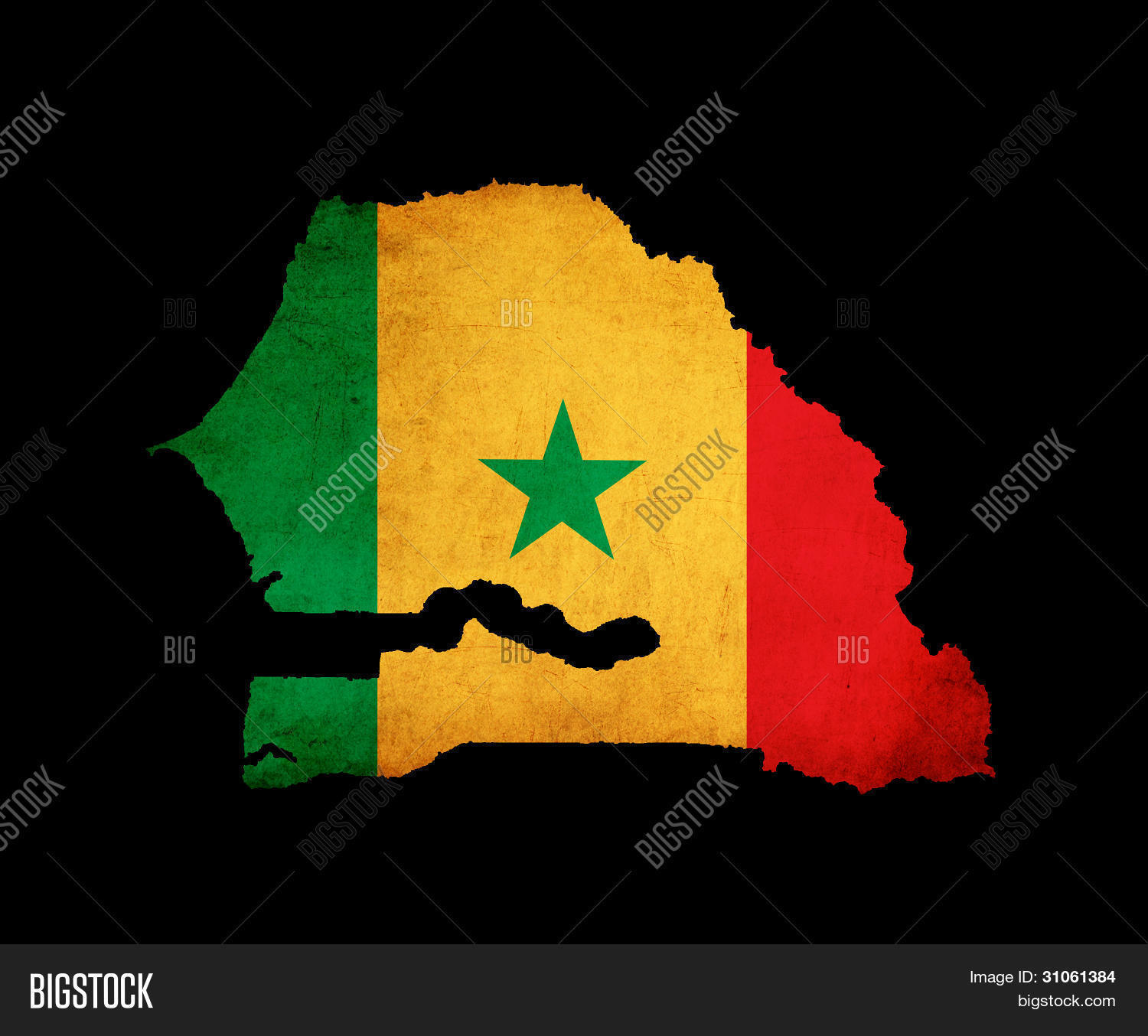 Map Outline Senegal Image & Photo (Free Trial) | Bigstock