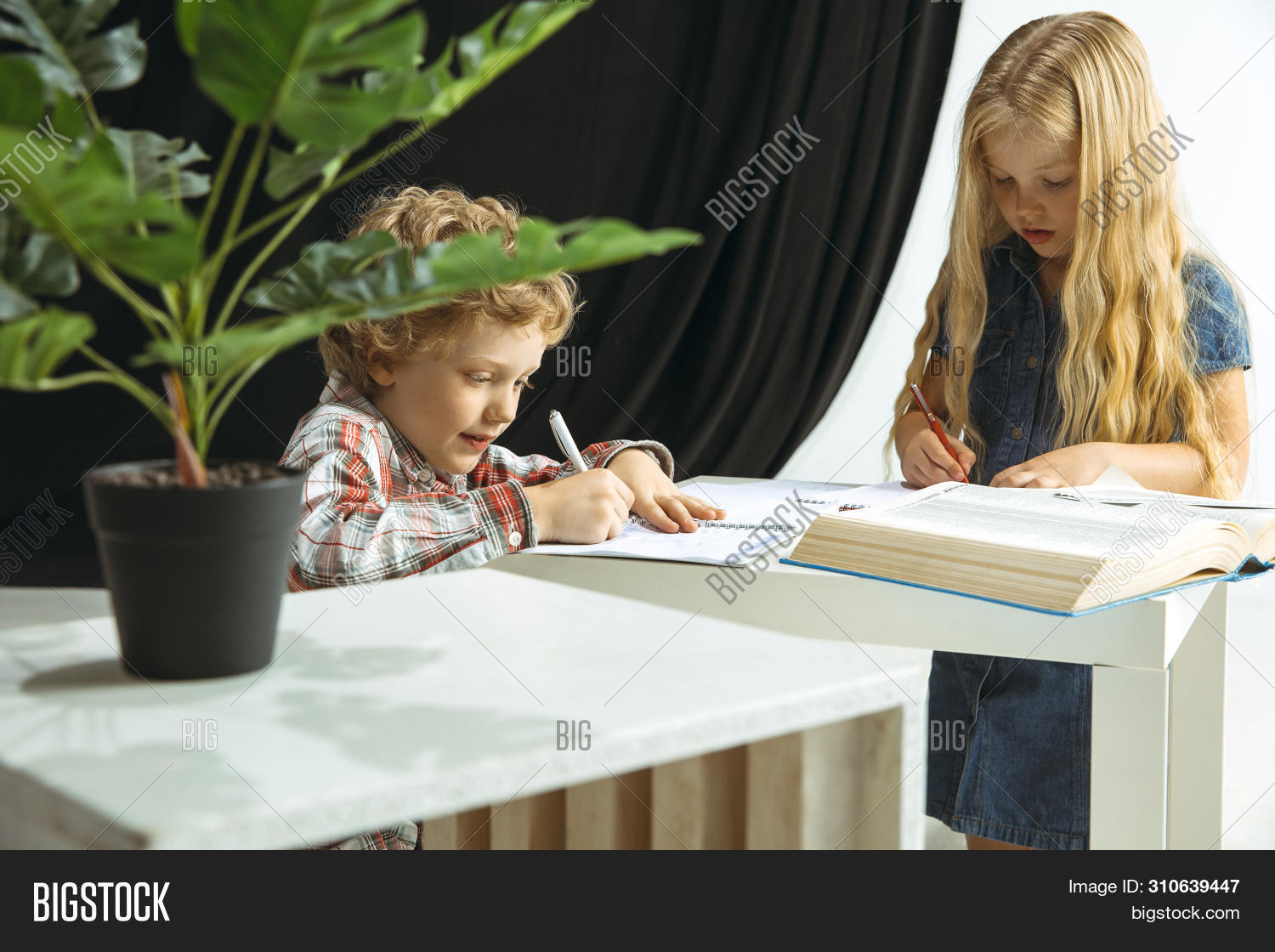 Boy Girl Preparing Image & Photo (Free Trial) | Bigstock