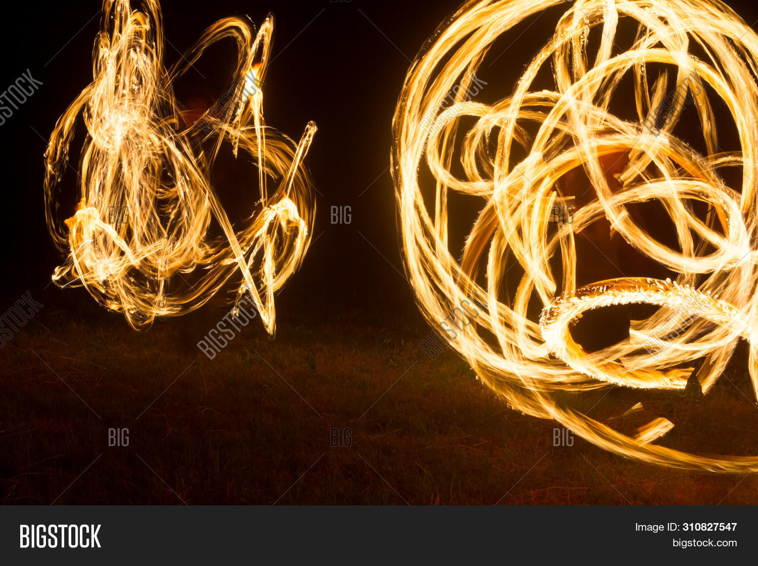 Artist Shows Fire Show Image & Photo (Free Trial) | Bigstock
