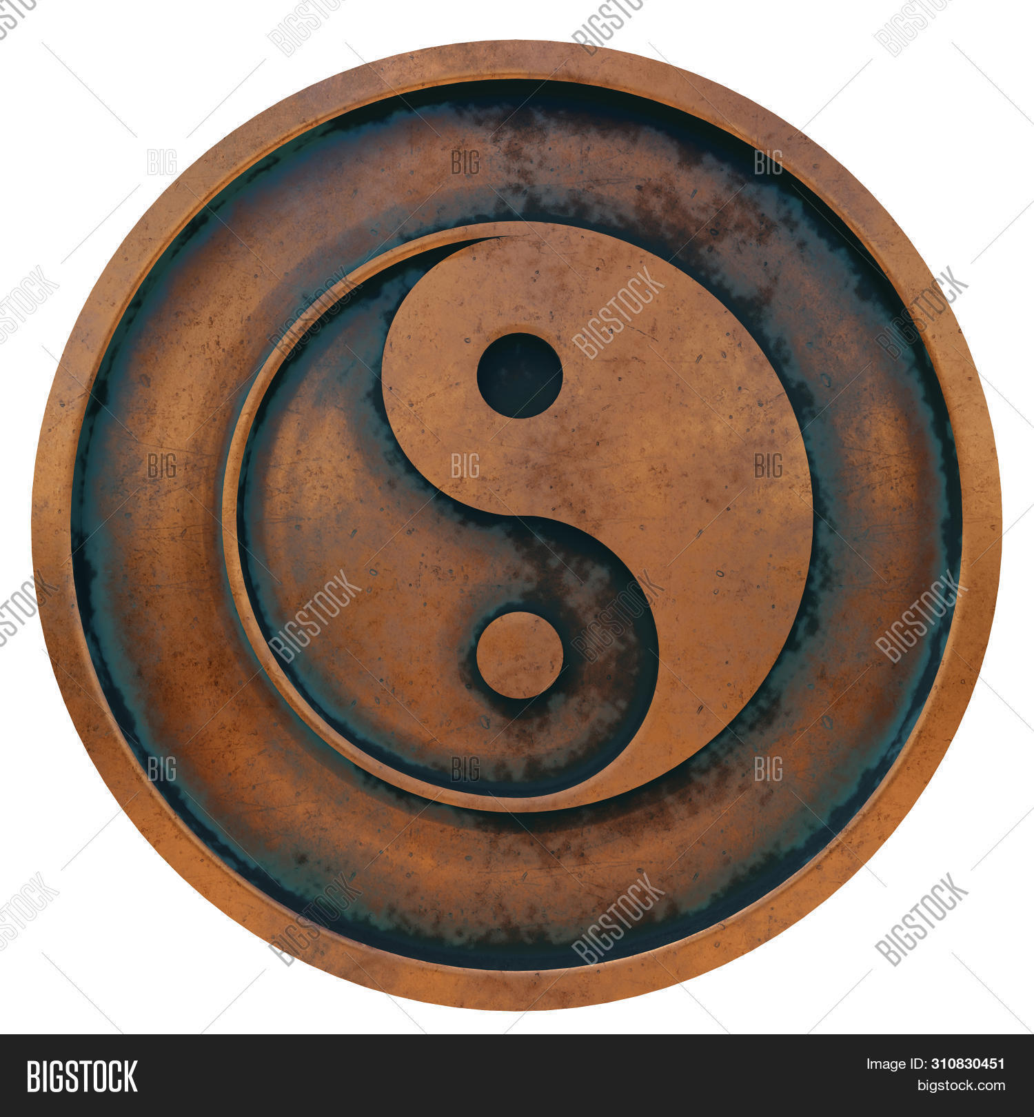 Taoism Symbol On Image & Photo (Free Trial) | Bigstock