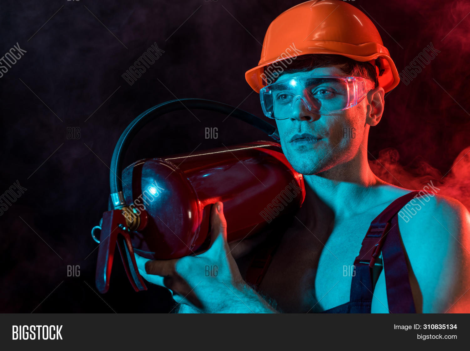 Sexy Shirtless Fireman Image & Photo (Free Trial) | Bigstock