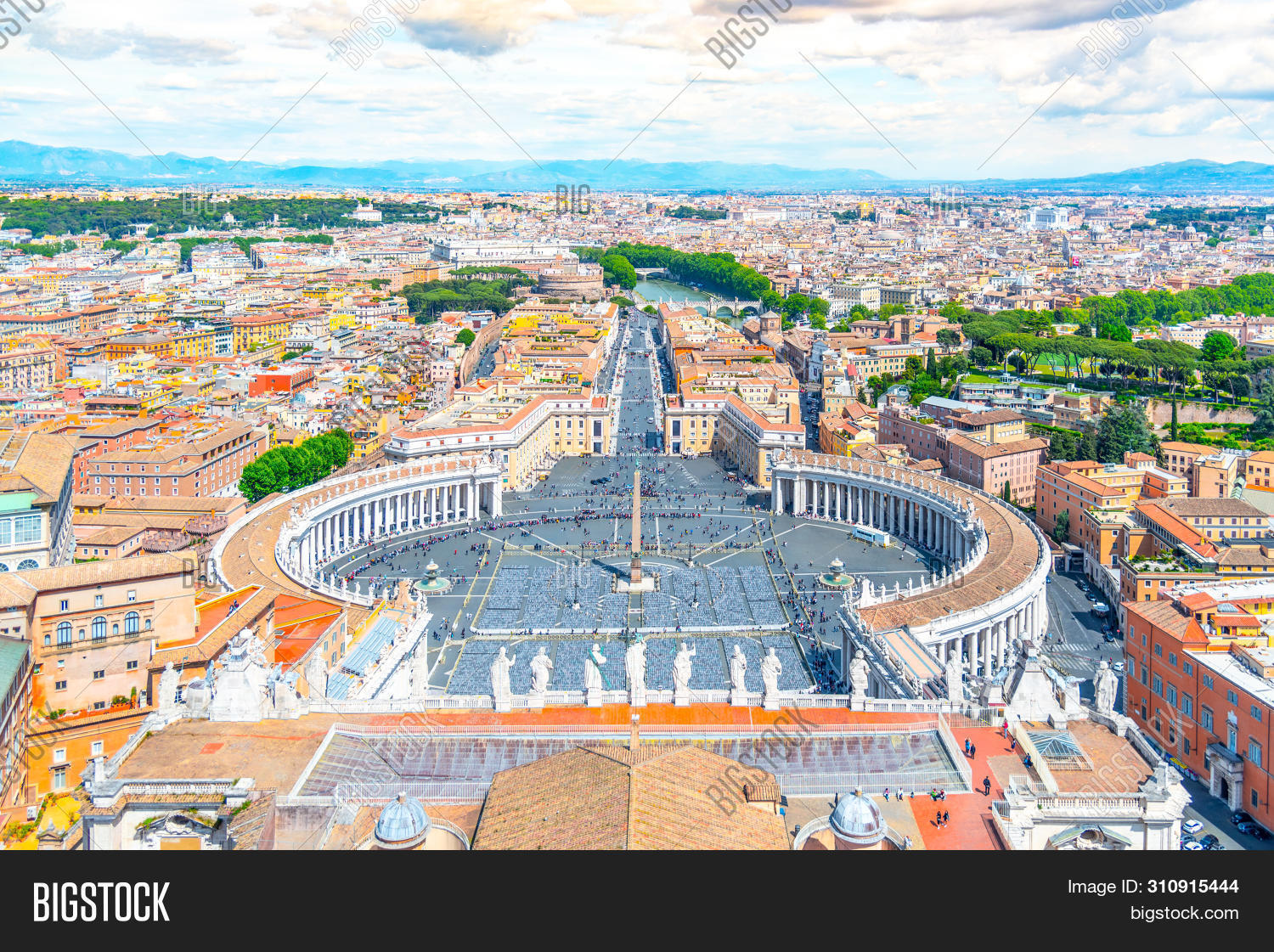 St. Peters Square Rome Image & Photo (Free Trial) | Bigstock