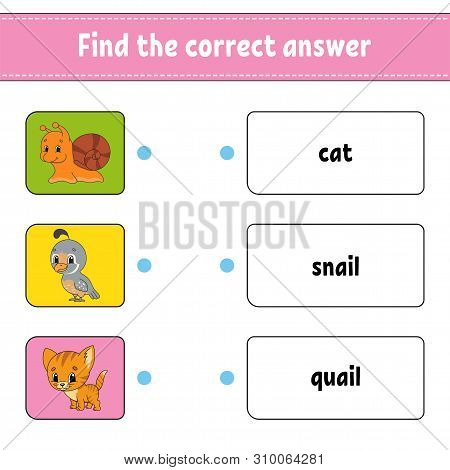 Find Correct Answer. Vector & Photo (Free Trial) | Bigstock