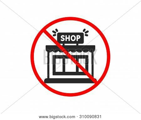 No Stop. Shop Icon. Vector & Photo (Free Trial) | Bigstock