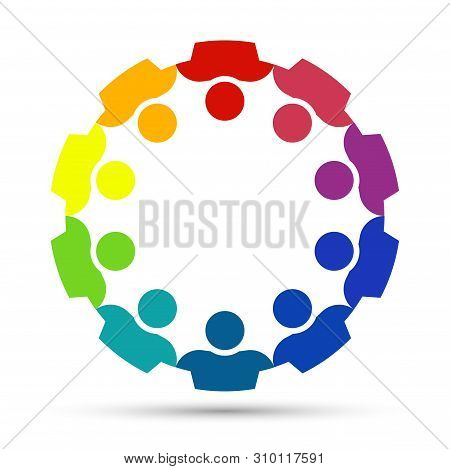 Group Ten Persons Vector & Photo (Free Trial) | Bigstock