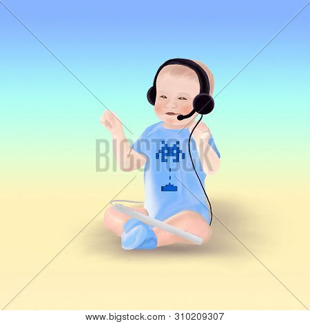 Baby Gamer Not Noob Image & Photo (Free Trial) | Bigstock