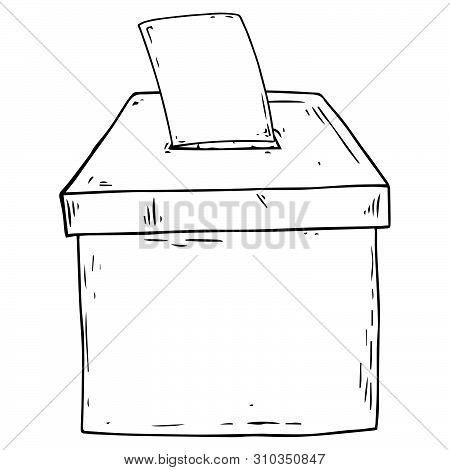 Ballot Box Icon. Vector & Photo (Free Trial) | Bigstock