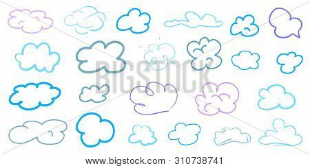 Colorful Clouds On Vector & Photo (Free Trial) | Bigstock