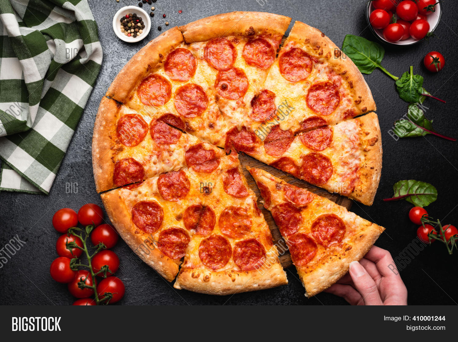 Tasty Pizza. Lots Image & Photo (Free Trial) | Bigstock
