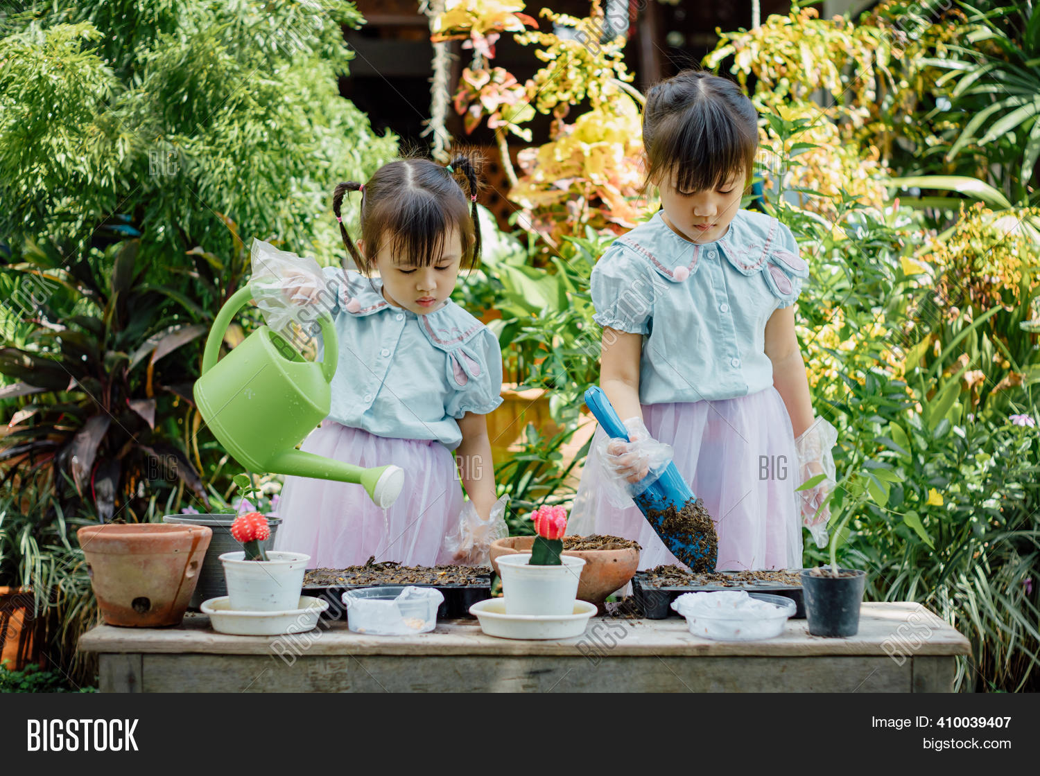 Kids Planting Plants. Image & Photo (Free Trial) | Bigstock