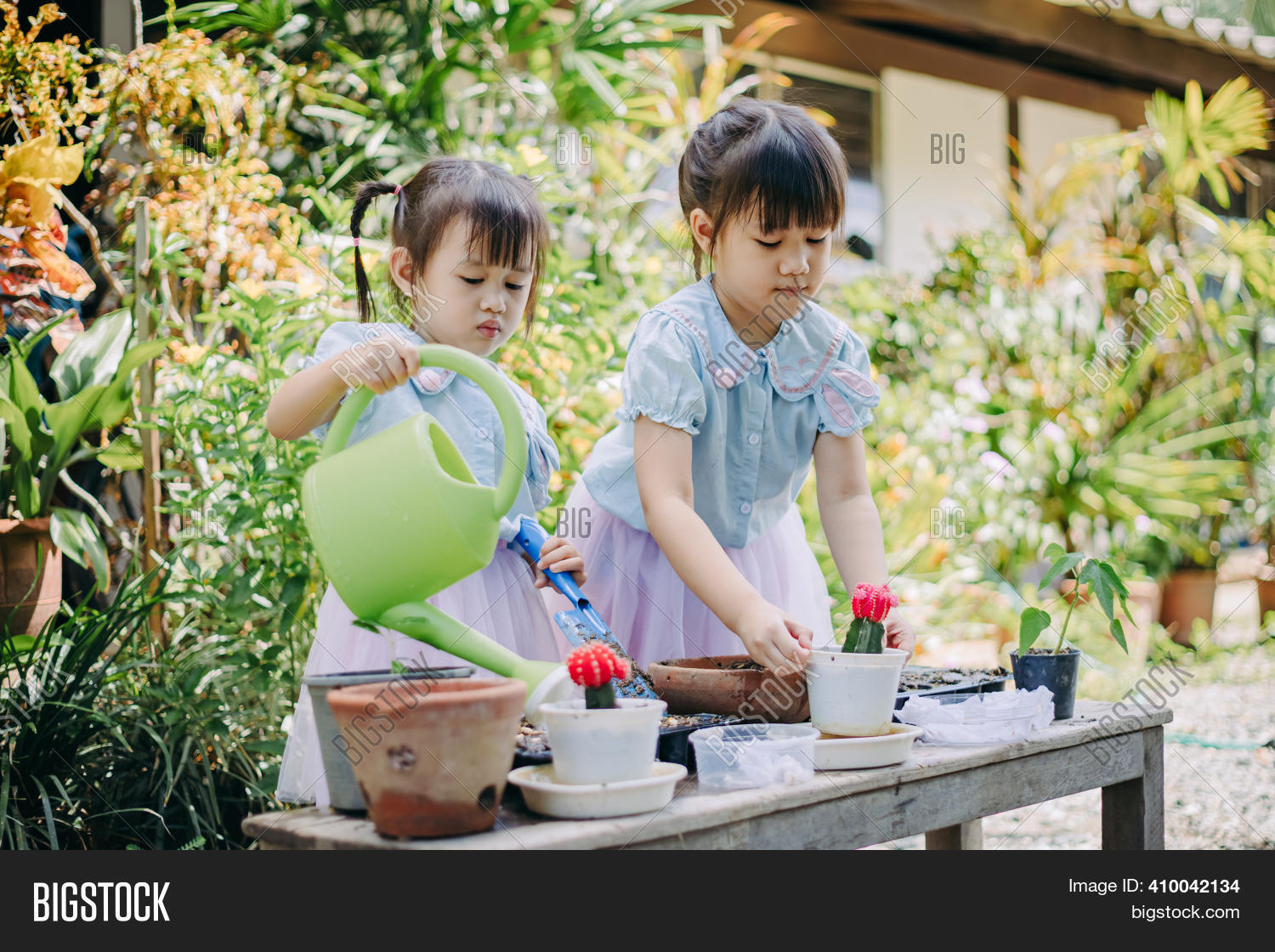 Kids Planting Plants. Image & Photo (Free Trial) | Bigstock
