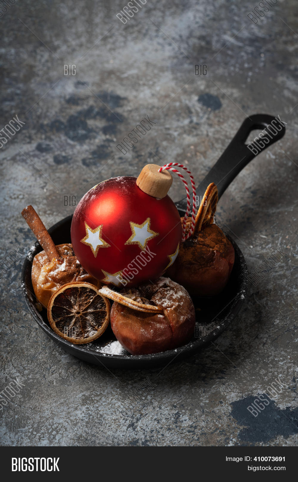 Backed Apples Chrismas Image & Photo (Free Trial) | Bigstock