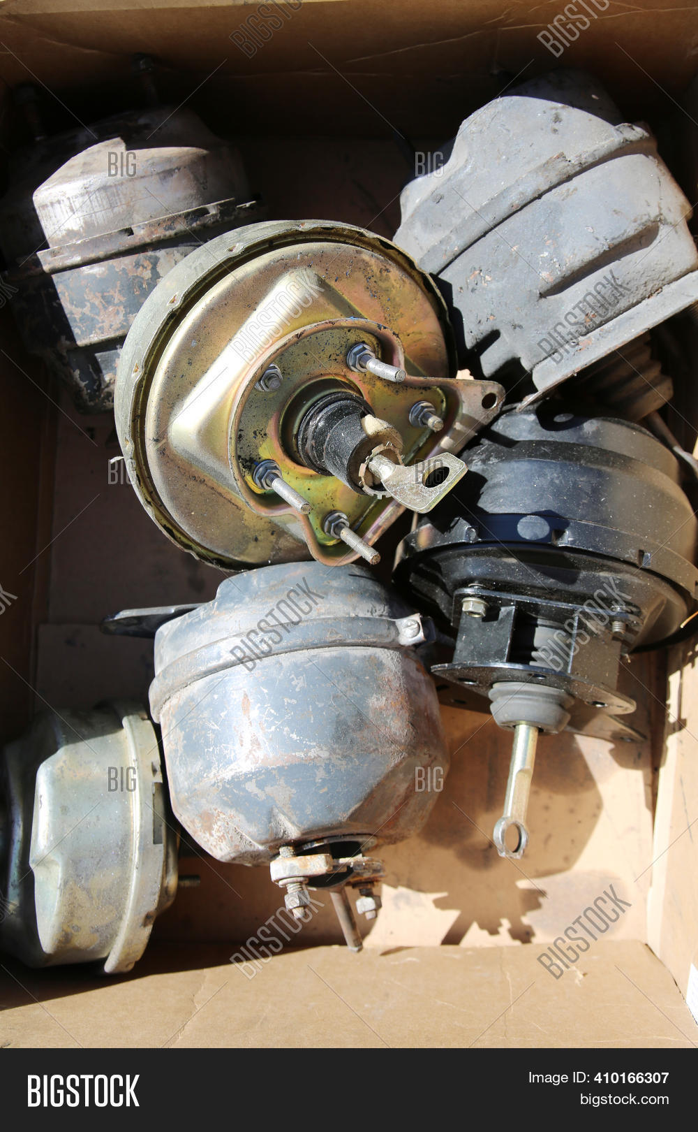 Old Car Parts. Brake Image & Photo (Free Trial) | Bigstock