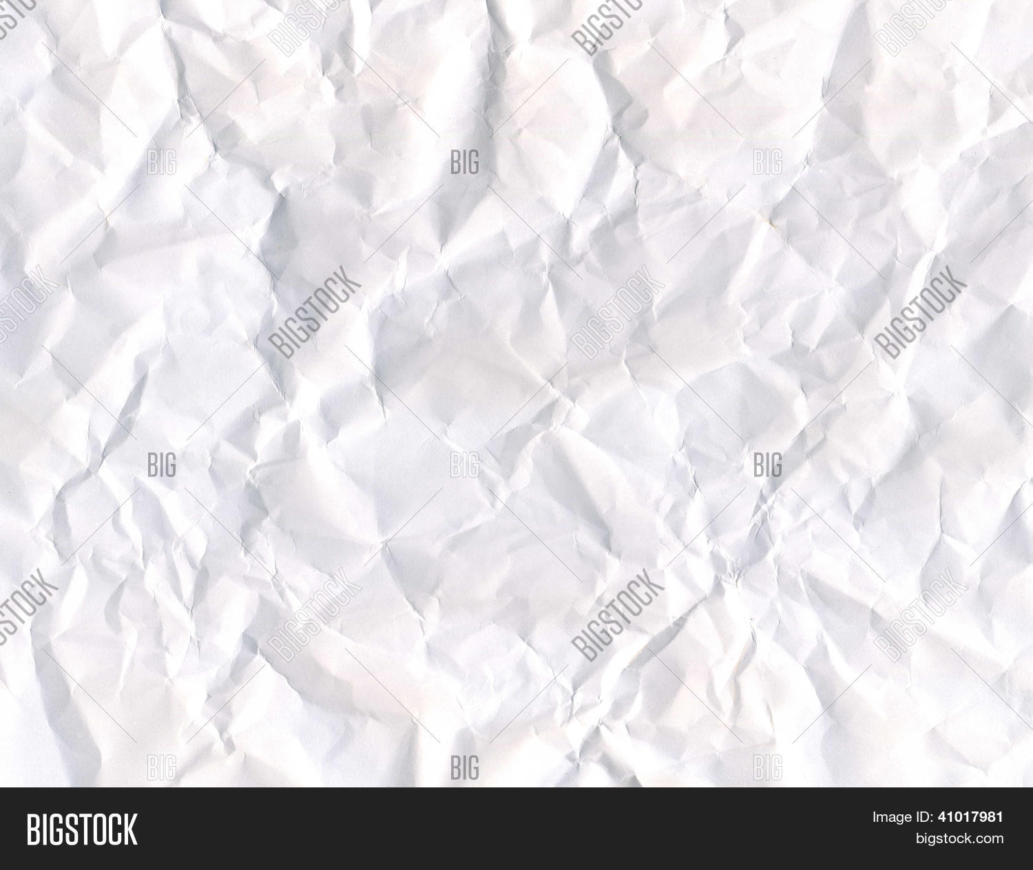 White Crumpled Paper Image & Photo (Free Trial) | Bigstock