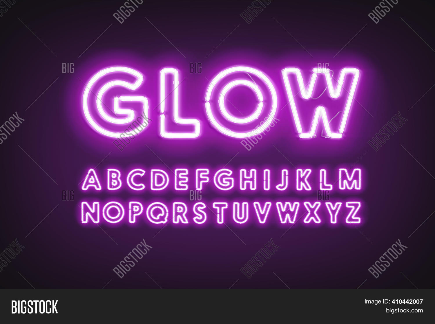Purple Neon Capital Image & Photo (Free Trial) | Bigstock
