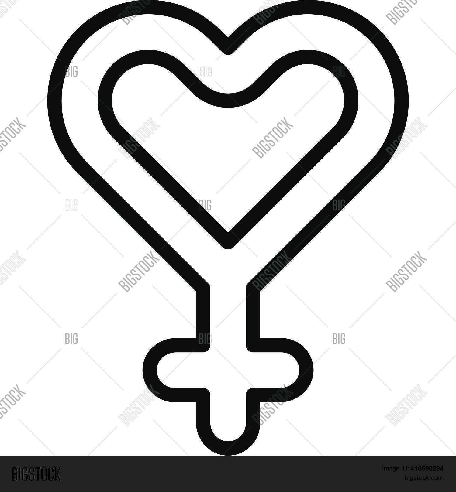 Heart Shaped Female Vector & Photo (Free Trial) | Bigstock