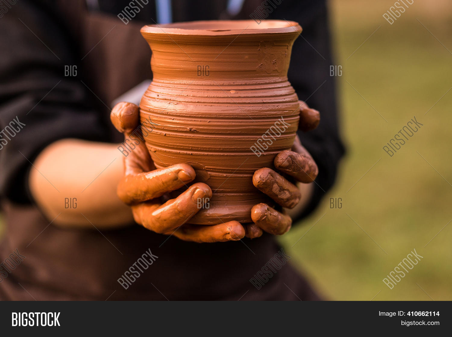 Pottery Man Hands Hold Image & Photo (Free Trial) | Bigstock