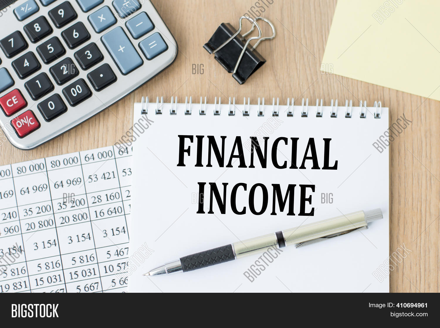 Financial Income Text Image & Photo (Free Trial) | Bigstock
