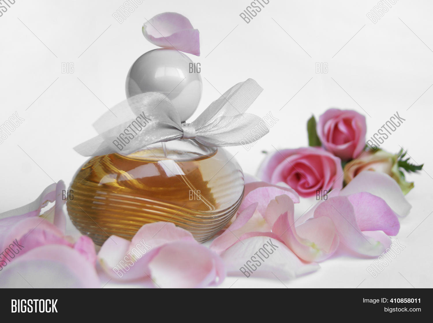 Perfume Bottle Rose Image & Photo (Free Trial) | Bigstock