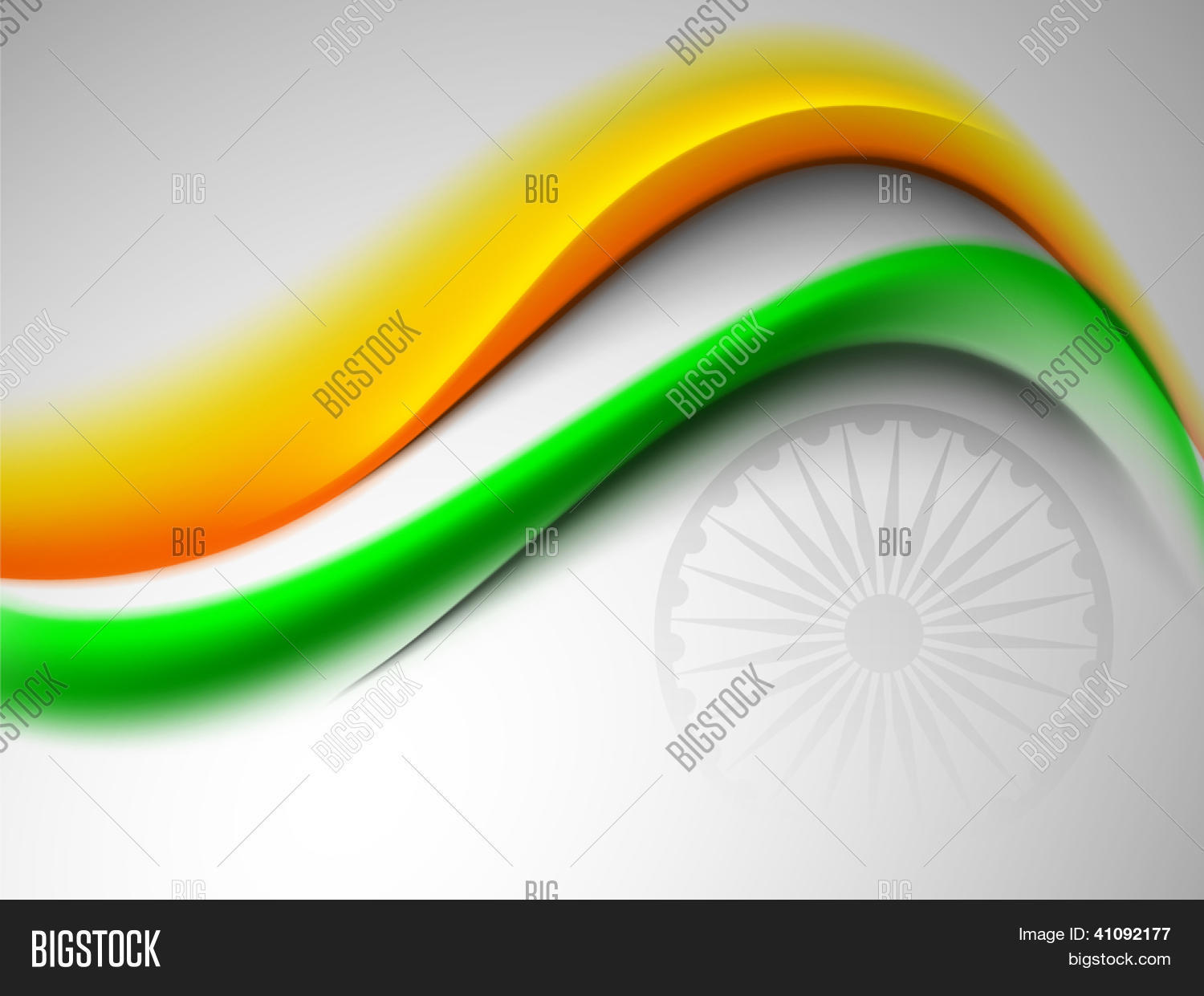 Indian Flag Color Vector & Photo (Free Trial) | Bigstock