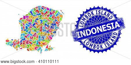 Lombok Island Map Vector & Photo (Free Trial) | Bigstock
